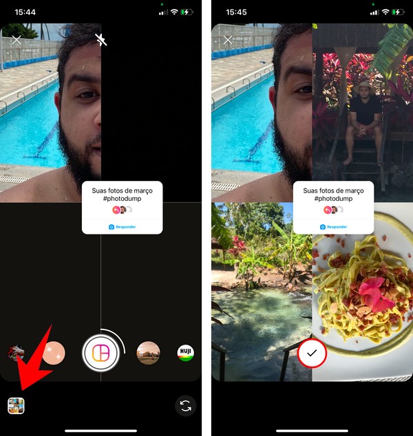 Como fazer photo dump no Instagram