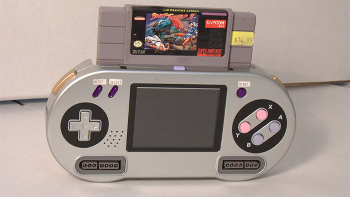 Empresa lança Super Nintendo portátil