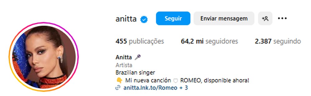 Quem é o brasileiro mais seguido no Instagram? Confira Top 10 de 2025
