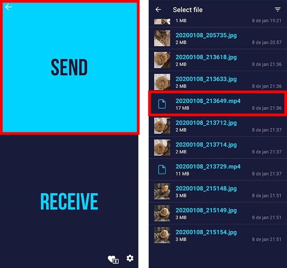 Como enviar arquivos para smart TV com Android