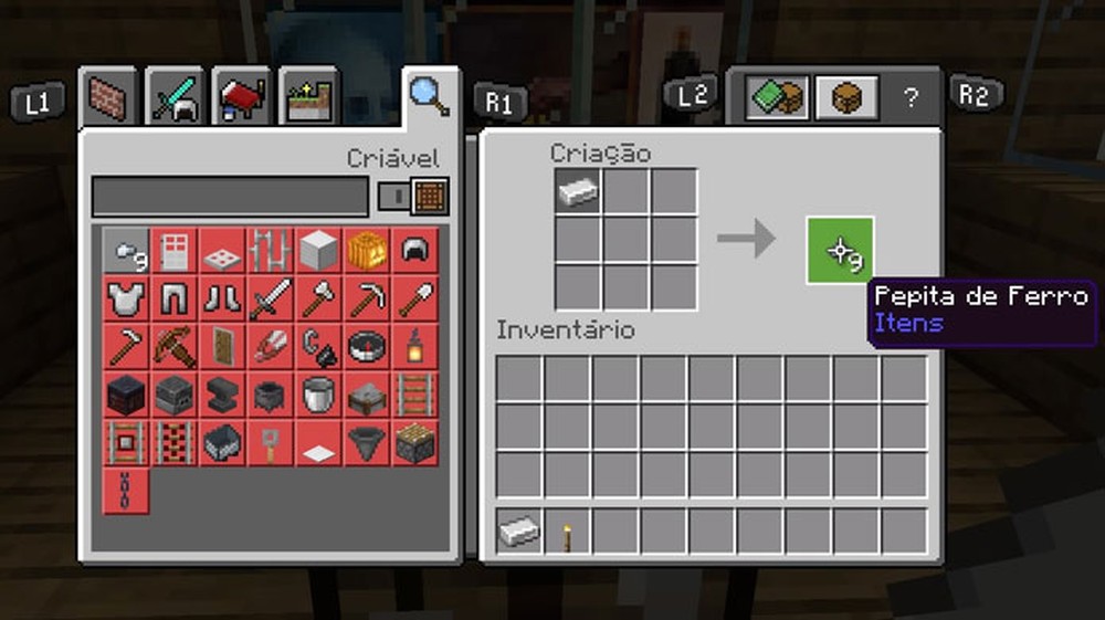 Como fazer Tocha em Minecraft