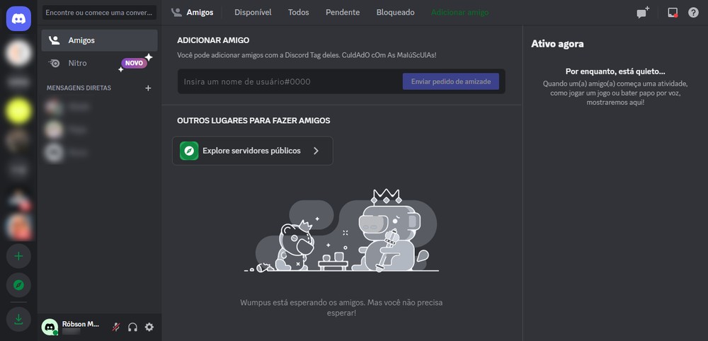 Discord: como recuperar senha de conta para fazer login