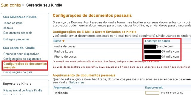 Como enviar PDF para o Kindle e converter arquivos em e-books