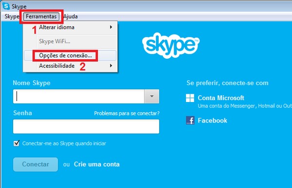 Como acessar e usar o Skype WiFi no Skype para Windows
