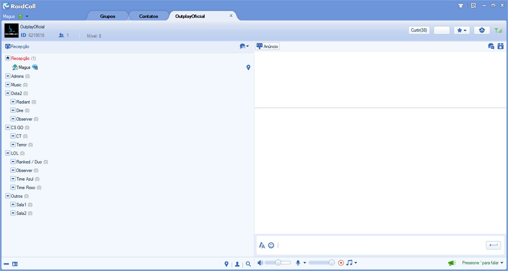 Como usar o RaidCall para conversar durante jogos online