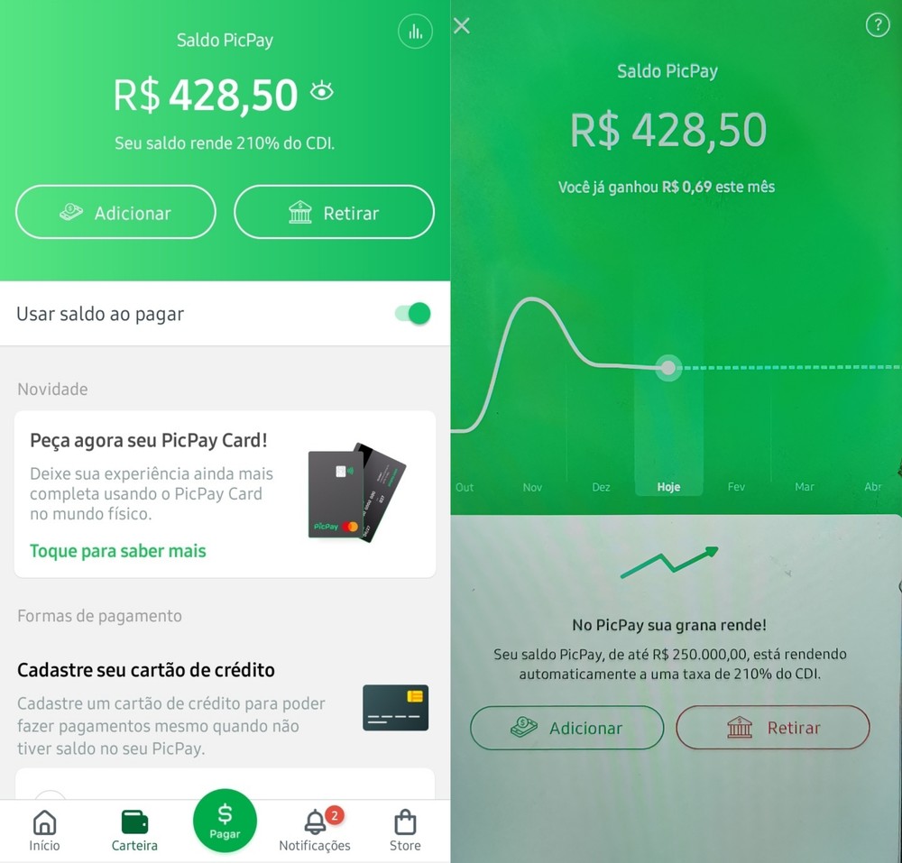 Como investir no PicPay? Entenda o rendimento do dinheiro no app