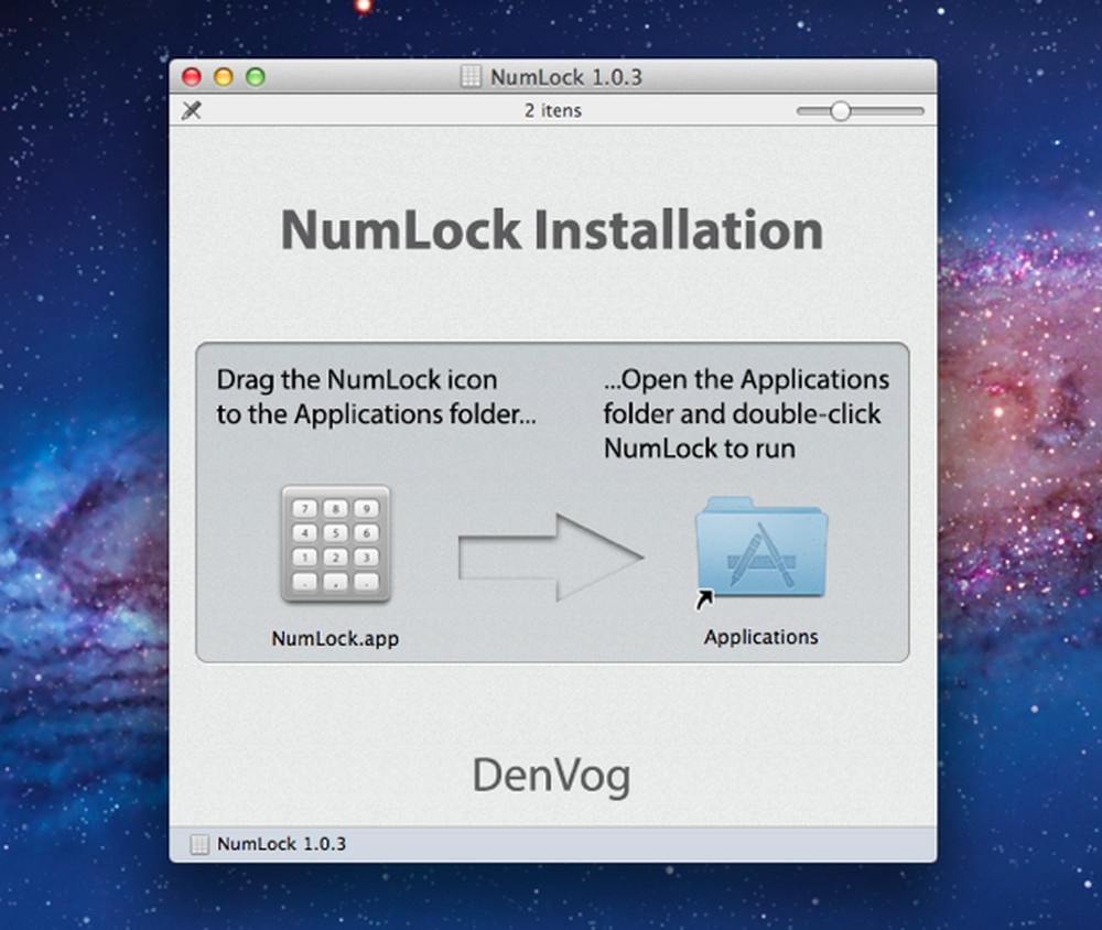 Como simular a função 'Num Lock' no teclado de um Macbook
