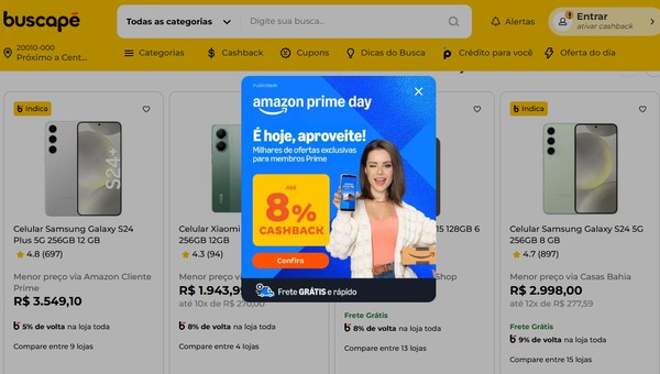 6 sites para conseguir cupons de desconto no Amazon Prime Day 2025