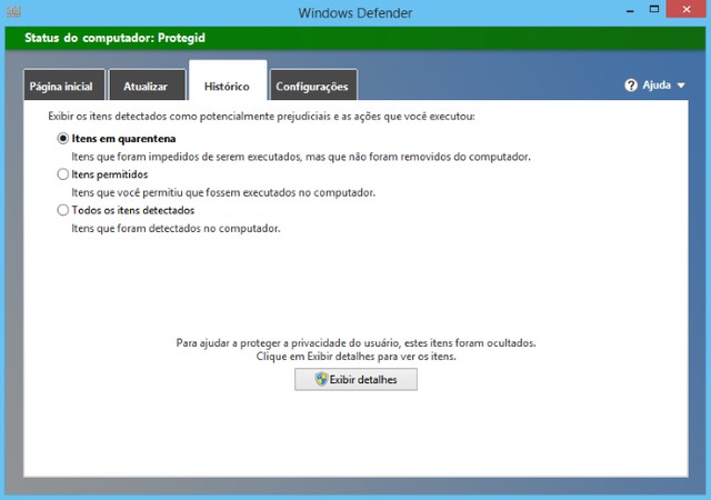 Como usar o Microsoft Security Essentials