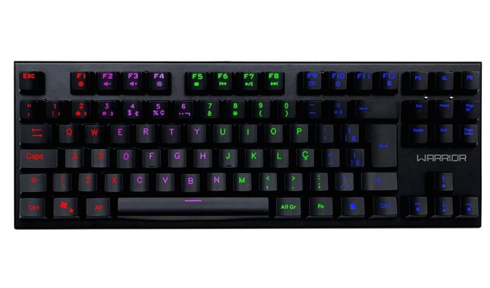 Teclado Warrior: 7 modelos gamer com construções e preços variados