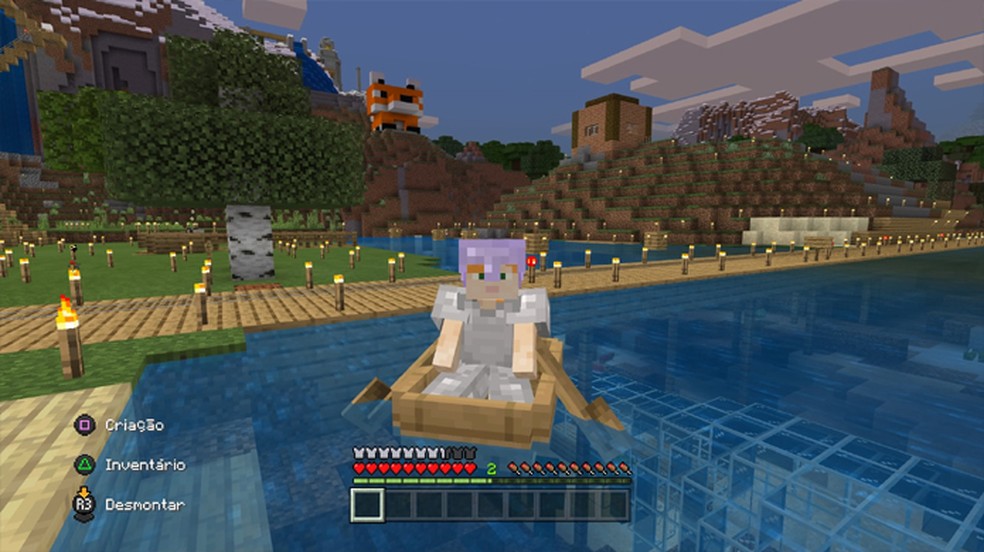 Como criar e sair do barco no Minecraft