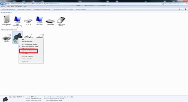 Como configurar um scanner ou impressora em rede?