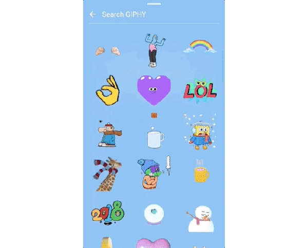 Instagram testa sticker de GIFs nos Stories e integração com o Giphy