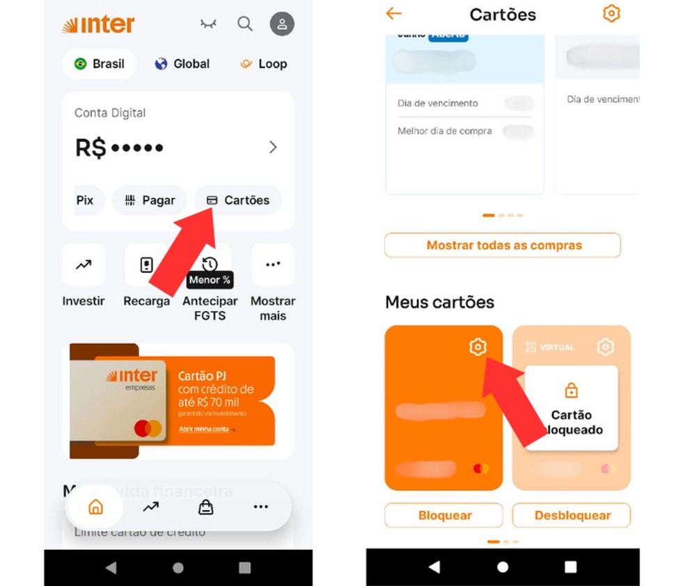 Inter: como usar o cartão virtual por aproximação no Android e iPhone
