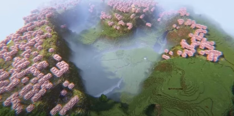 10 melhores Seeds de Minecraft com biomas de Cerejeira para explorar
