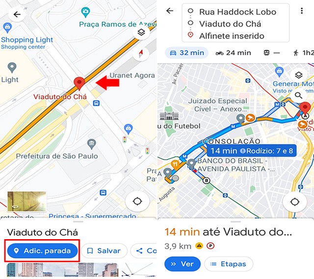 Como criar rotas personalizadas no Google Maps