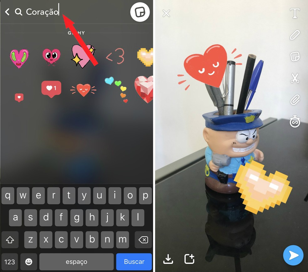 Como usar GIFs no Snapchat