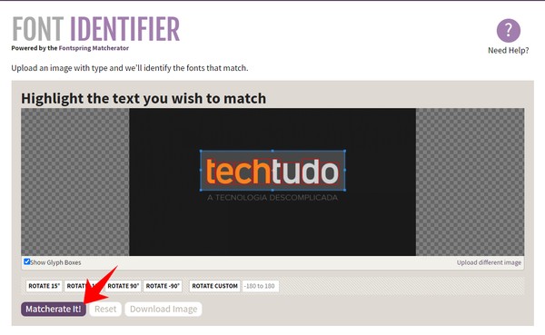 Como descobrir fonte por imagem online usando o Font Squirrel