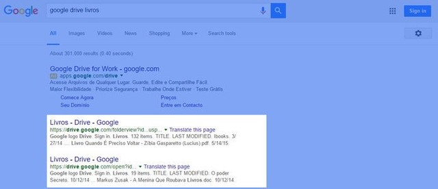 Google Drive Livros; encontre seus e-books e PDFs salvos na nuvem