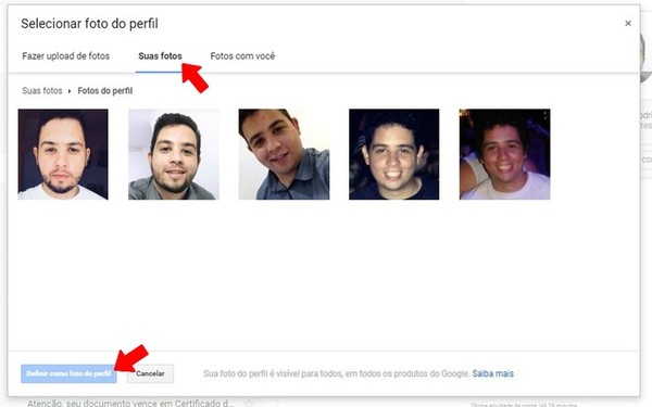 Como colocar fotos no Gmail