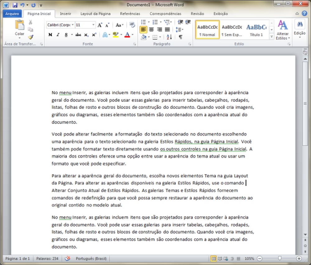 Como criar um texto aleatório no Word para testes