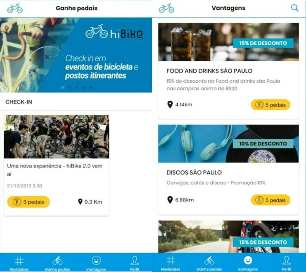 O que é hiBike? Aplicativo dá descontos para quem anda de bicicleta