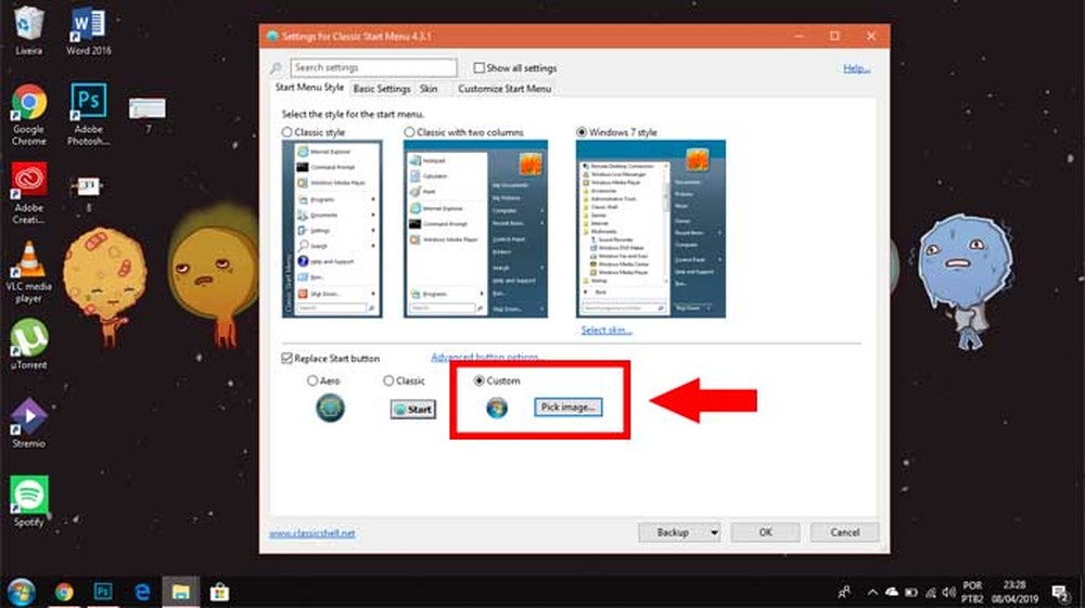 Como deixar a interface do Windows 10 parecida com o Windows 7