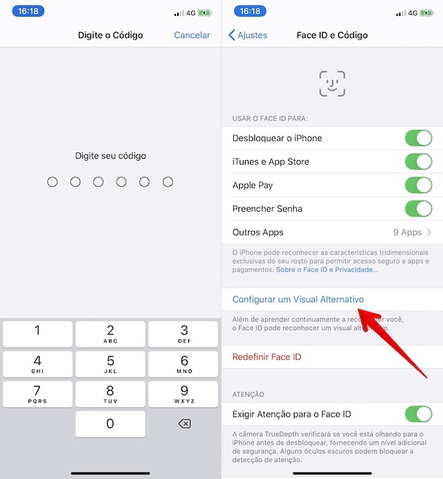 Como cadastrar mais de um rosto no Face ID do iPhone