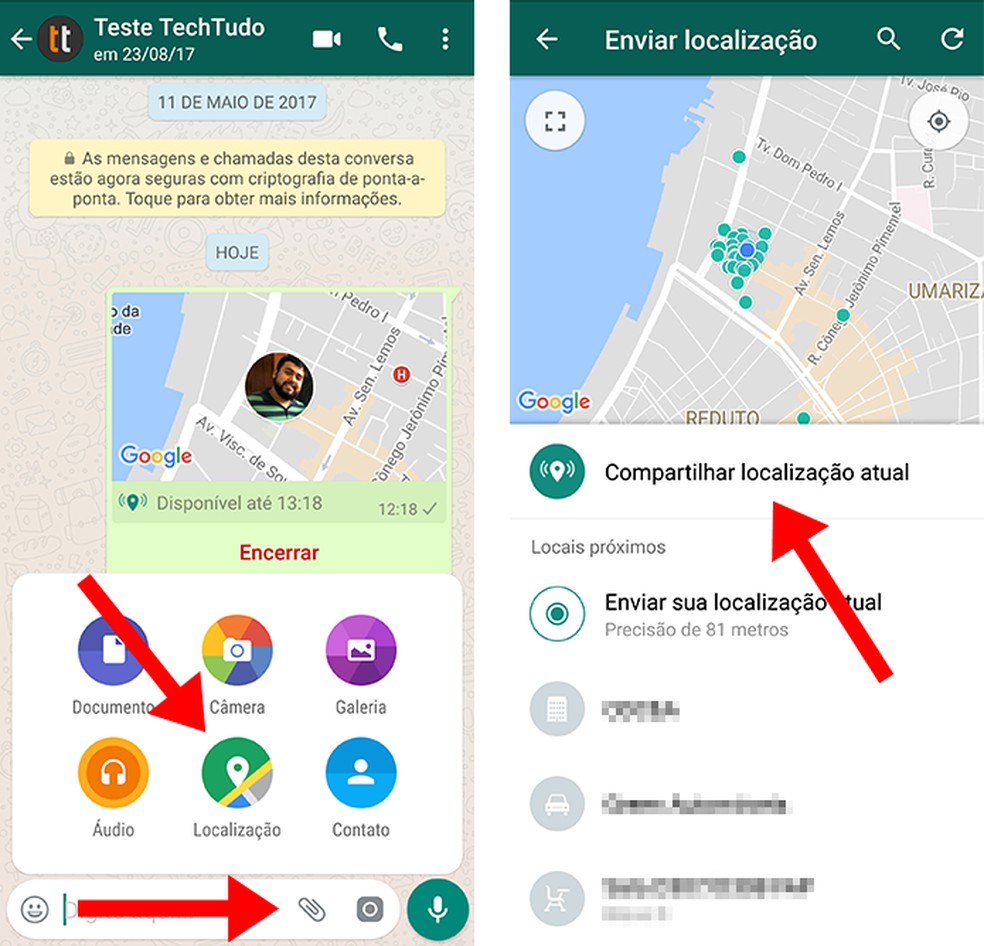 WhatsApp: como mudar e personalizar o mapa da localização em tempo real