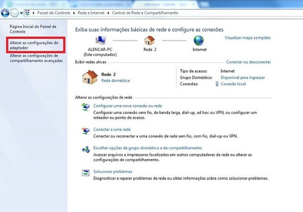 Como mudar a prioridade das placas de rede no Windows?