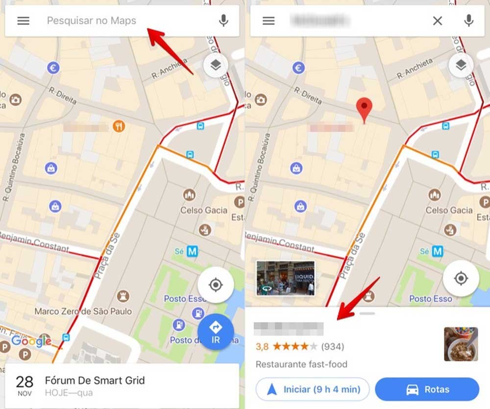 Como ver o menu de restaurantes no app do Google Maps