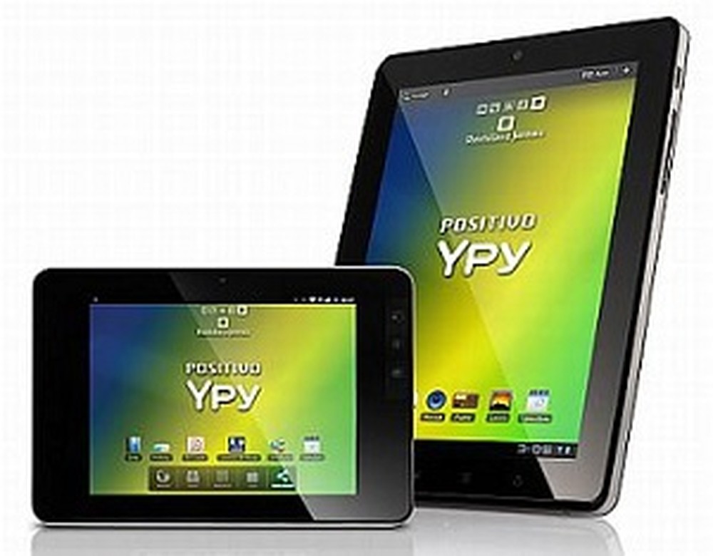 Positivo lança tablets brasileiros Ypy de 7 e 10 polegadas