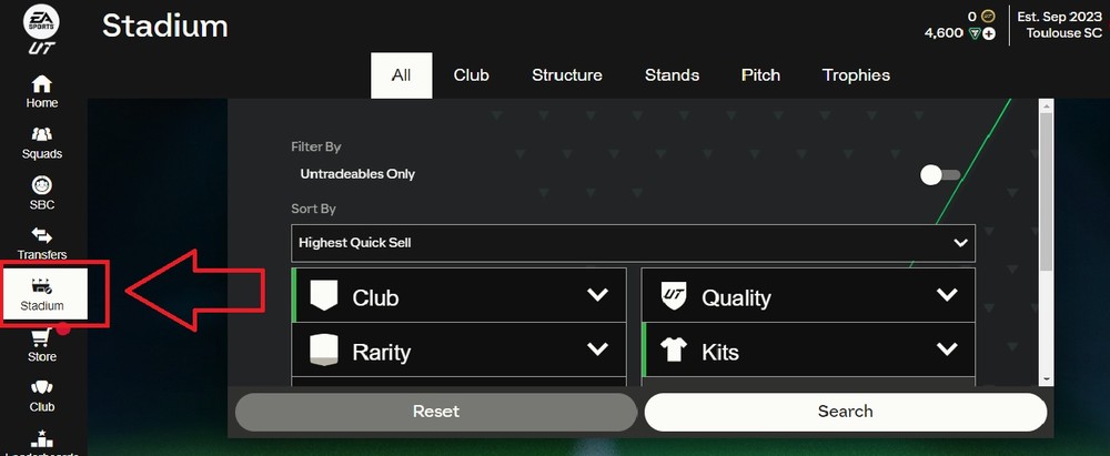 Como usar o Web App do EA Sports FC 24 para acessar o Ultimate Team