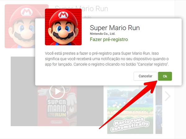 Como fazer pré-registro em Super Mario Run para Android