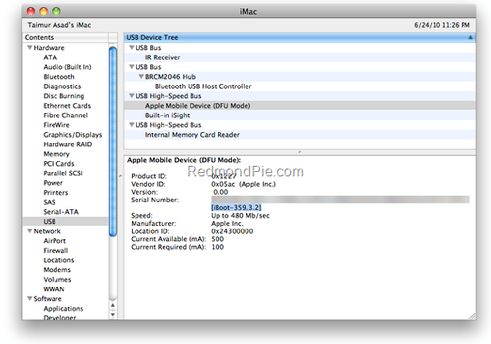Como descobrir o bootloader do iPhone