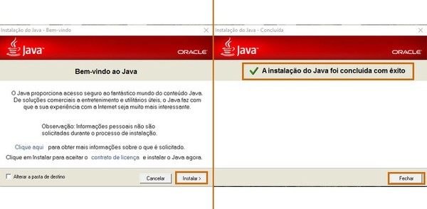 Versões anteriores do Java; saiba como instalar, remover e atualizar