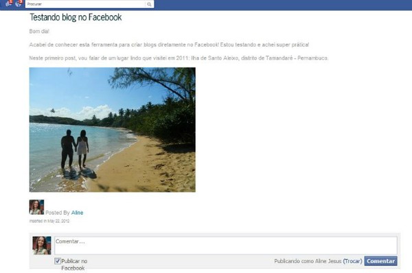 Como criar um blog no Facebook