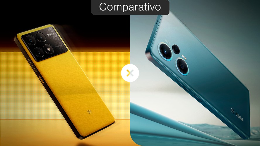 Poco X6 Pro vs Poco F5: saiba o que muda entre os celulares da Xiaomi