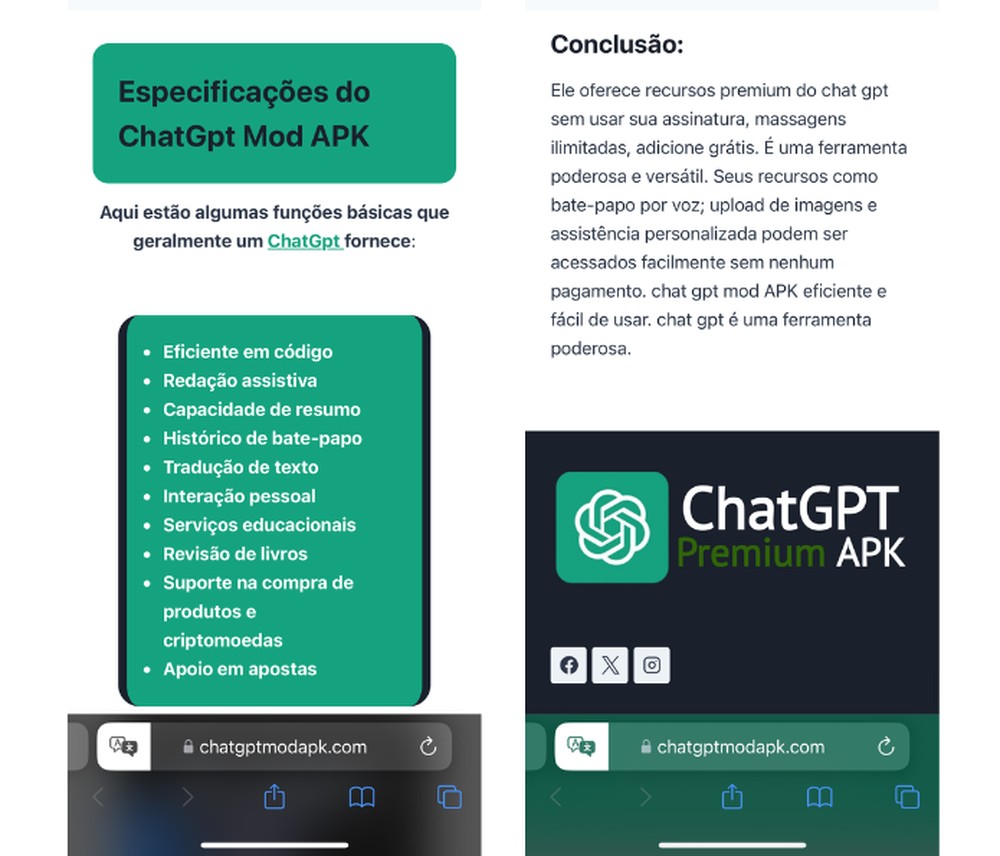 ChatGPT Plus APK: entenda riscos da versão não-oficial do app