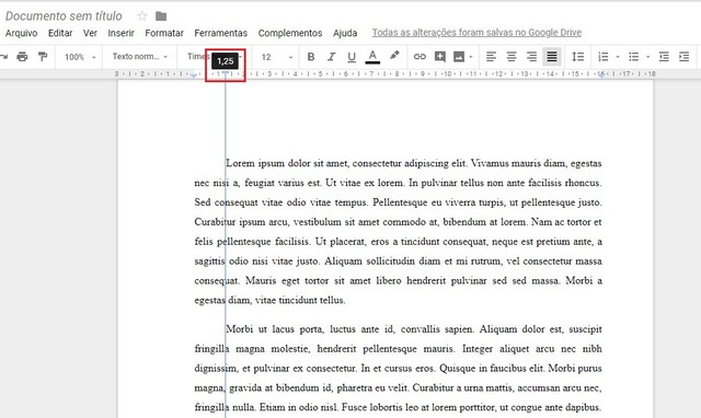 Como fazer formatação ABNT no Google Docs