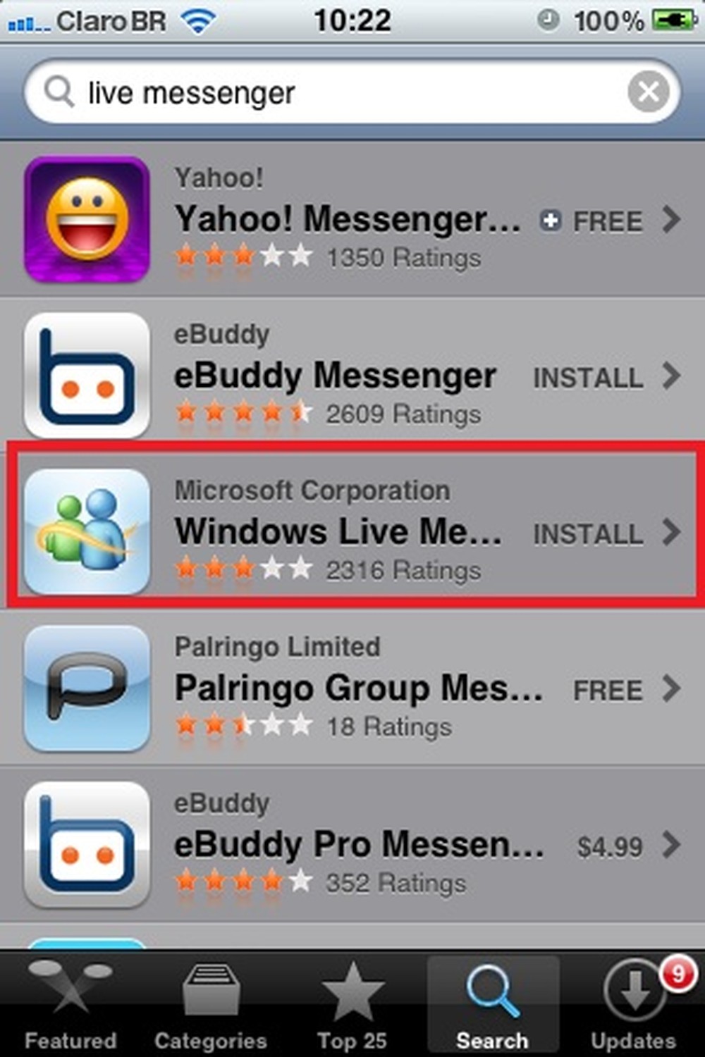 Como usar o MSN no iPhone