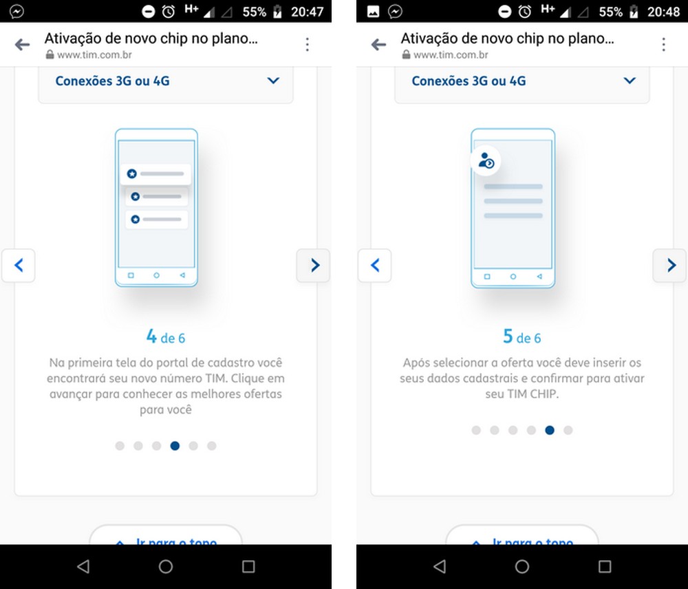 Como ativar chip da TIM