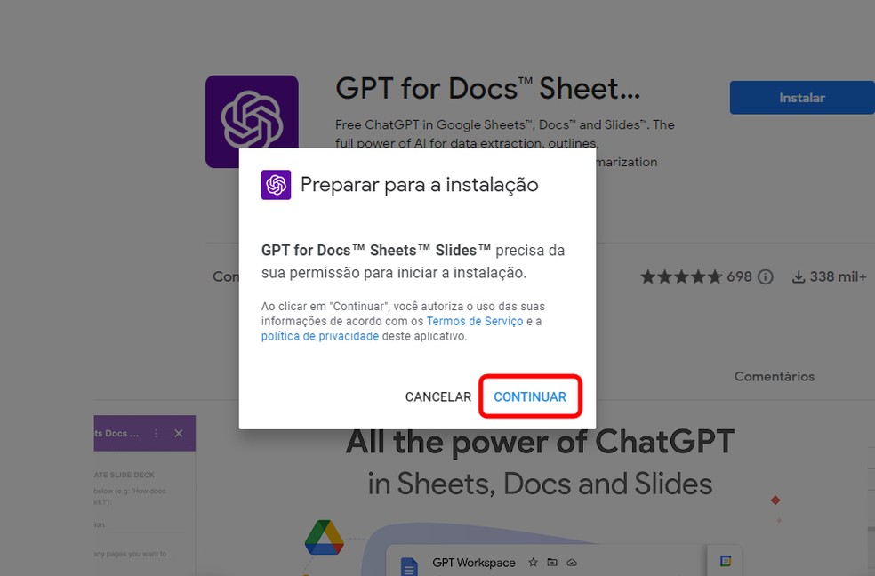 Truque com ChatGPT no Google Docs permite criar textos do zero; aprenda