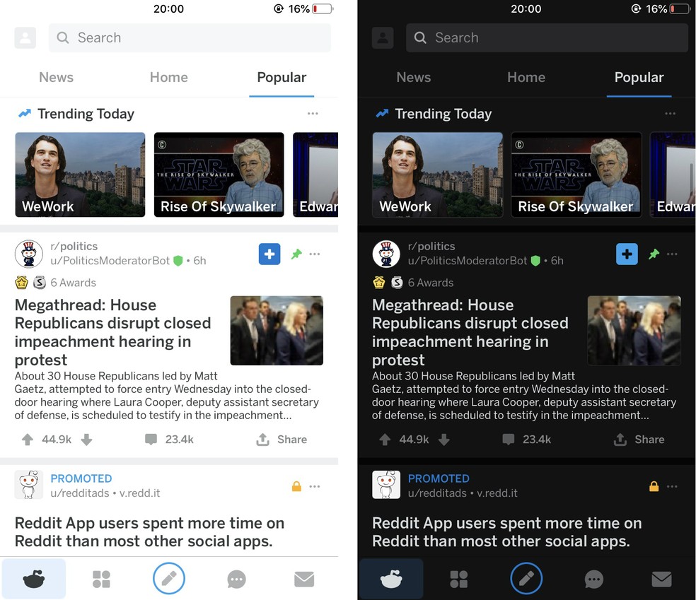 Modo escuro: veja 15 aplicativos que já entraram na moda do dark mode