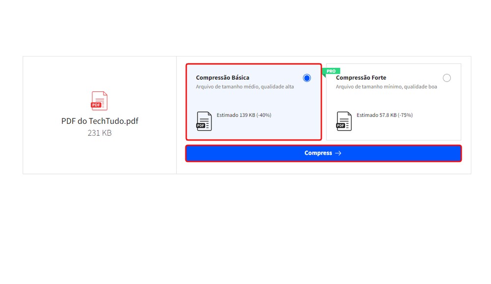 Como diminuir o tamanho de um arquivo PDF e comprimir um documento