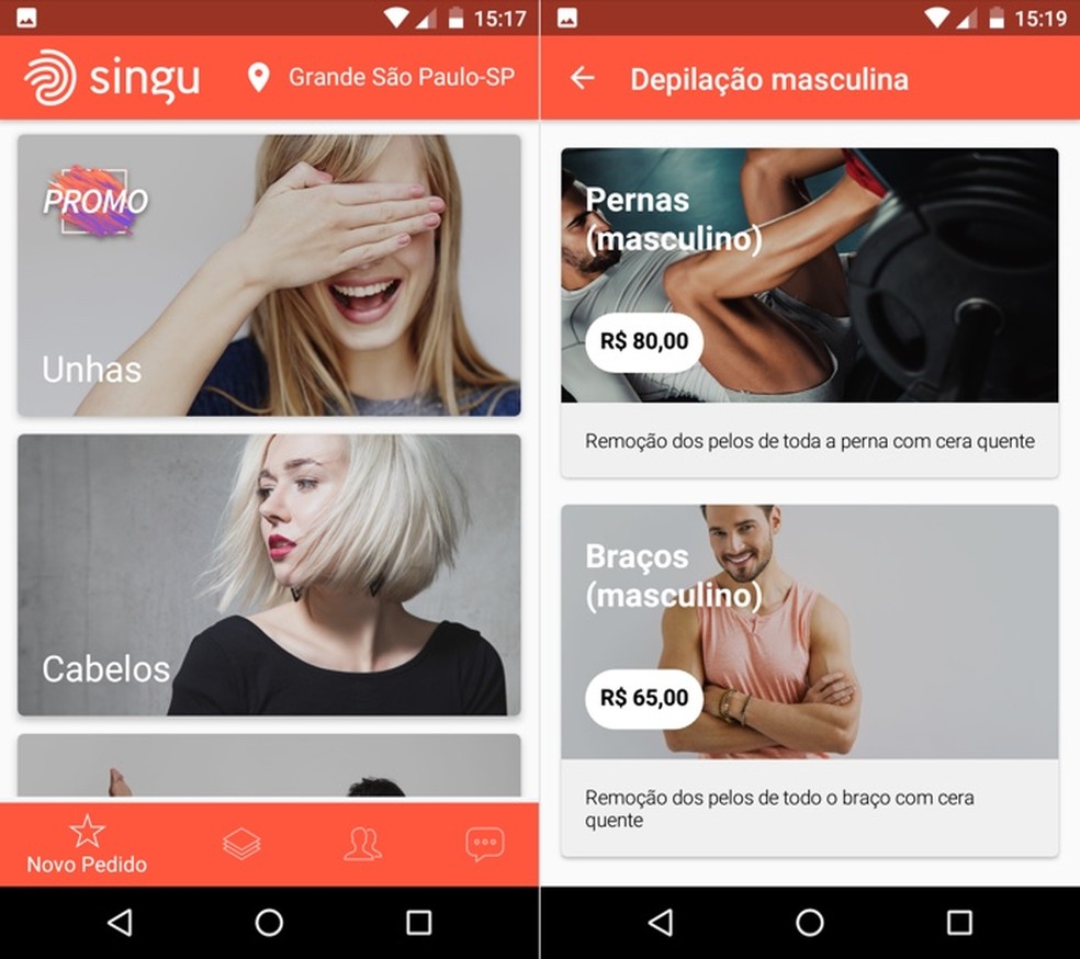 Singu: como usar para agendar massagem, manicure e serviços de beleza