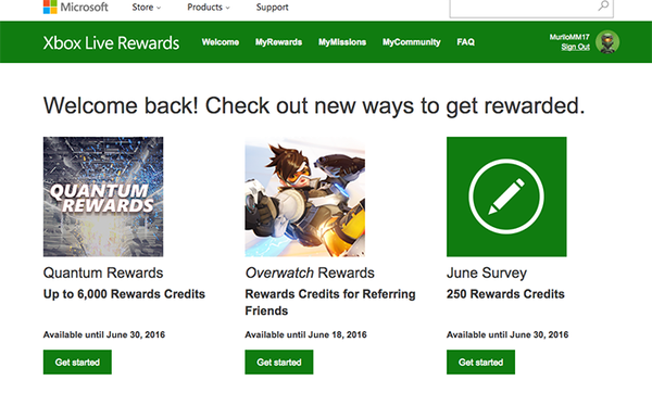 Como se cadastrar no programa de prêmios Xbox Live Rewards