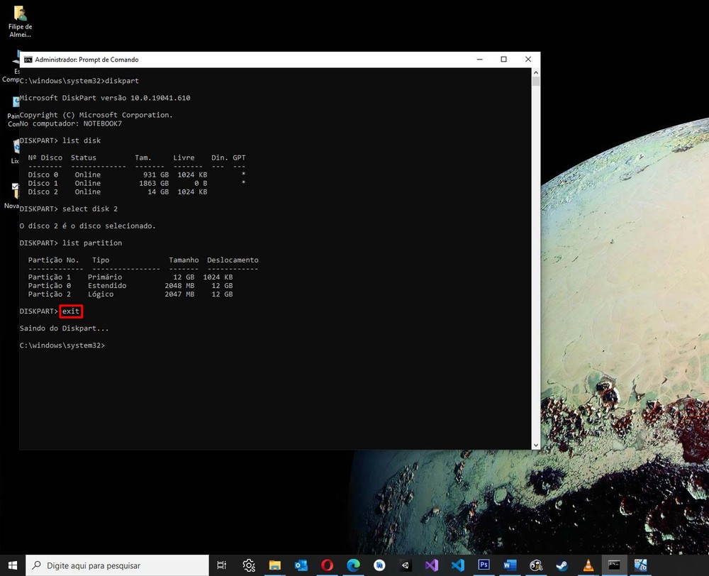 DiskPart: como formatar discos e usar comandos em partições