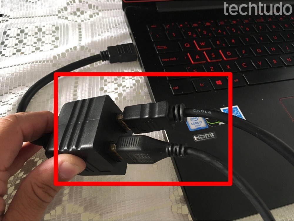 Como usar duas telas no notebook ou PC com Splitter HDMI