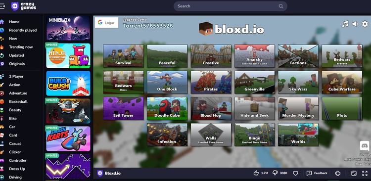 Bloxd.io | Software | TechTudo